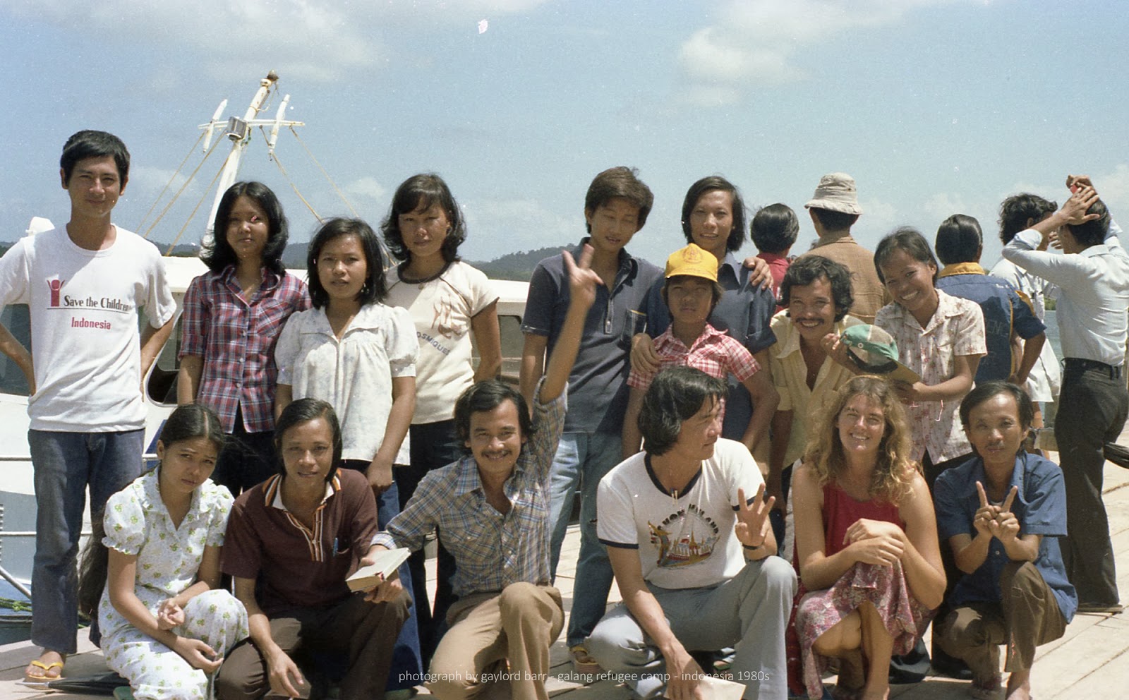 Galang Refugee Camp-Site I & Site II: Photographs by Gaylord Barr ...