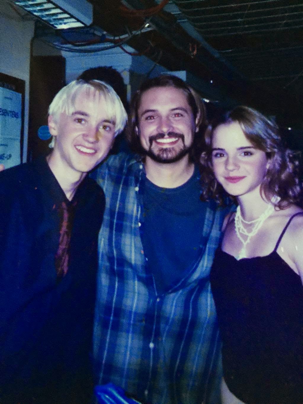 Emma Watson: New picture of Emma Watson and Tom Felton, from 2003.