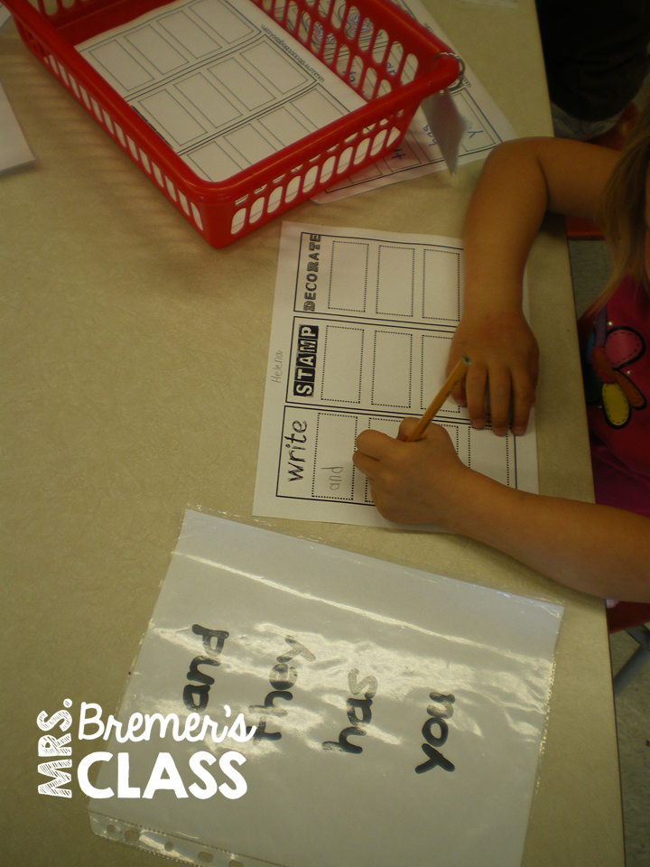 Literacy Center Activities for Kindergarten | Mrs. Bremer's Class