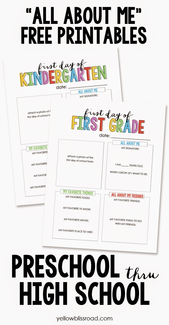 PaperLark Studio: Back to School Printables Round Up