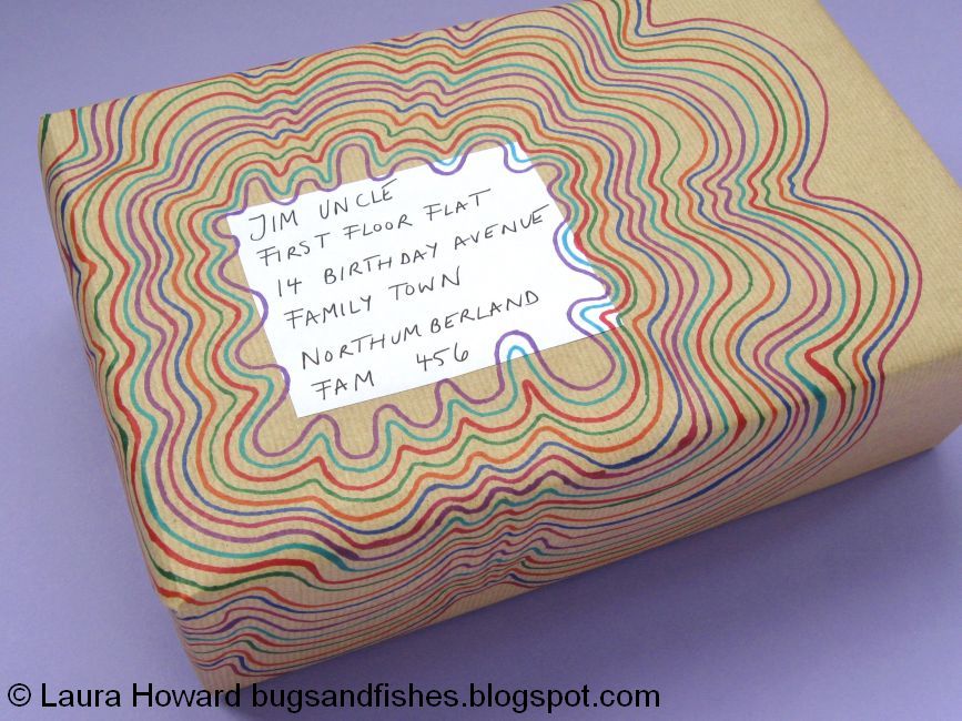 Bugs and Fishes by Lupin: 3 Creative Ideas for Decorating your Parcels