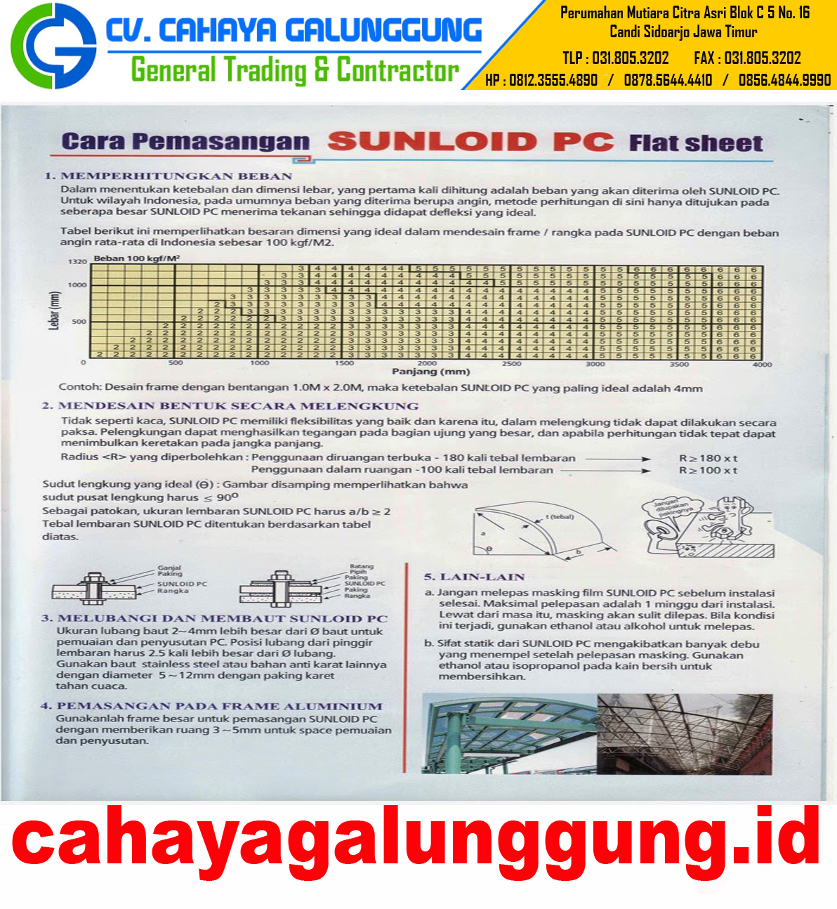 Harga Polycarbonate Sunloid Terbaru 2018 | Harga Atap Polycarbonate Terbaru 2018 | Transparan ...