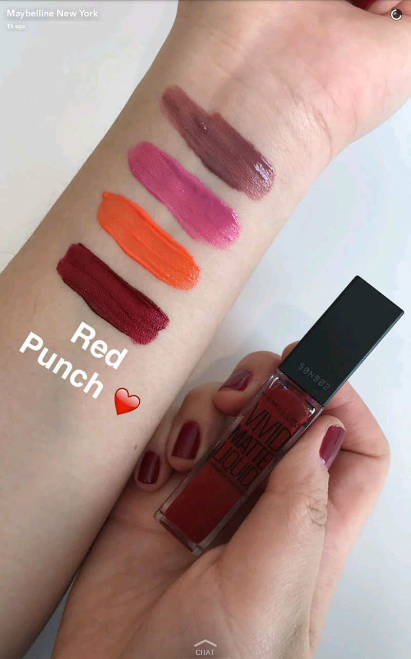 New Maybelline Color Sensational Vivid Matte Liquid Swatches (via ...