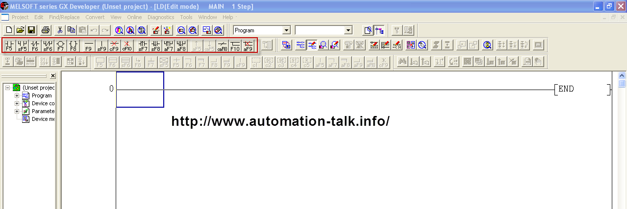 Making My First Program In GX Developer ~ Automation-Talk | All About ...