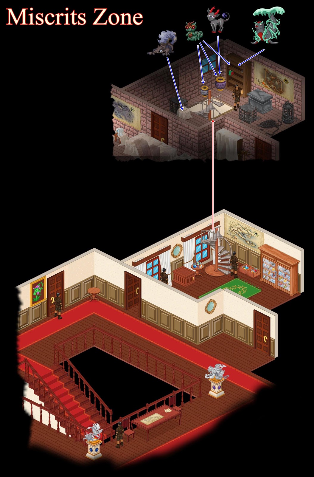 Miscrits Collector’s Mansion Map