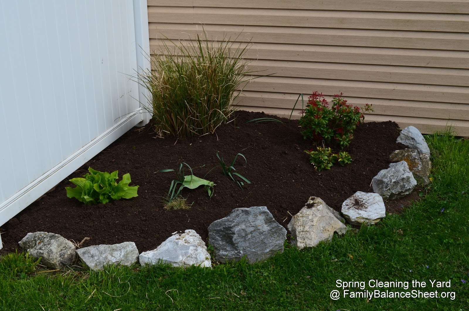 Front Yard Landscaping: Spring Clean Up! - Family Balance Sheet