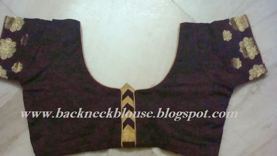 BACK NECK BLOUSE READY MADE AND CUSTOMIZED DESIGNER BLOUSE WITH BLOUSE ...