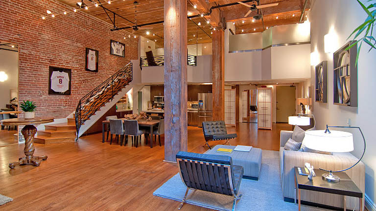 ESTILO RUSTICO: Loft Rustico en San Francisco