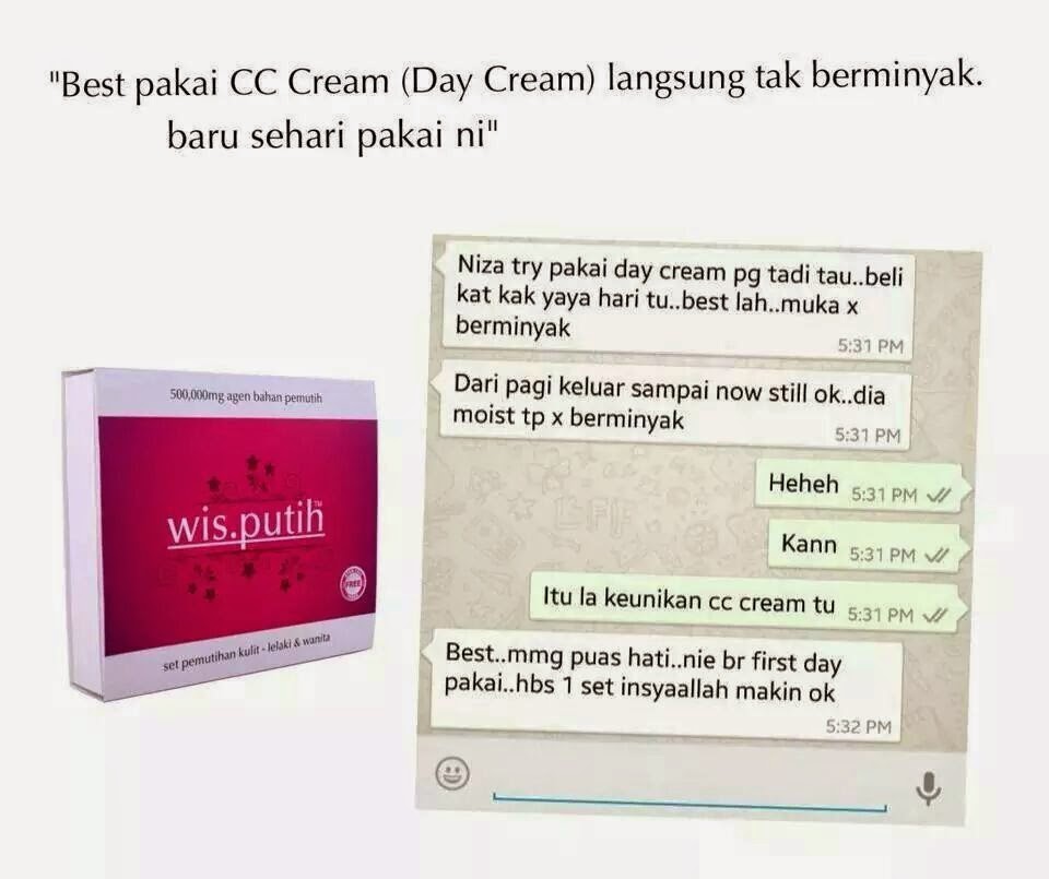 Produk Kecantikan & Kesihatan: WIS PUTIH SKINCARE FREE HYDROKINON