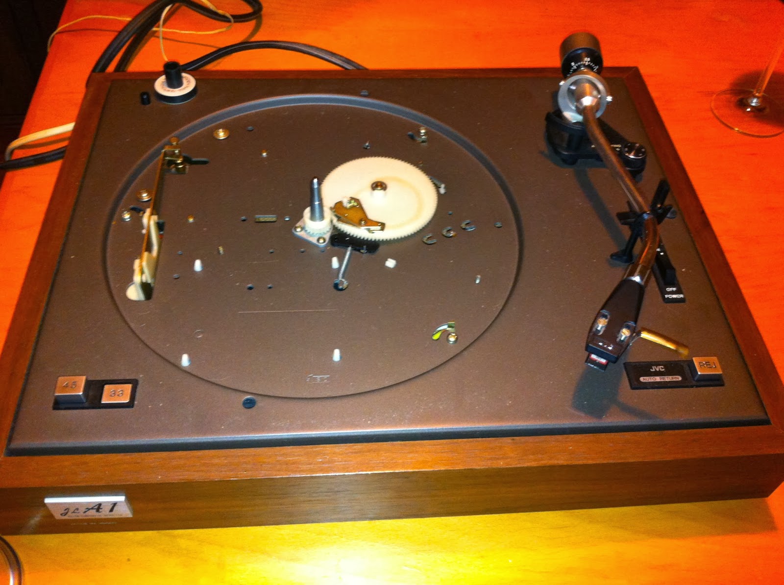 Restoring a JVC JL-A1 Turntable - Gaming