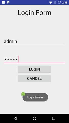 Suarpalauu: Membuat Form Login Sederhana Pada Android Studio