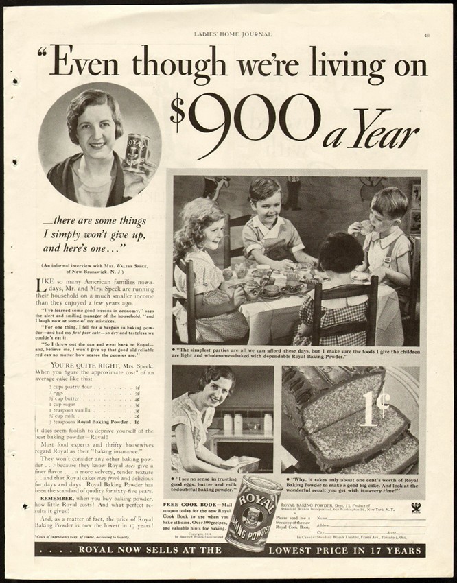 Vintage Recipe Blog: The Depression Era Diet