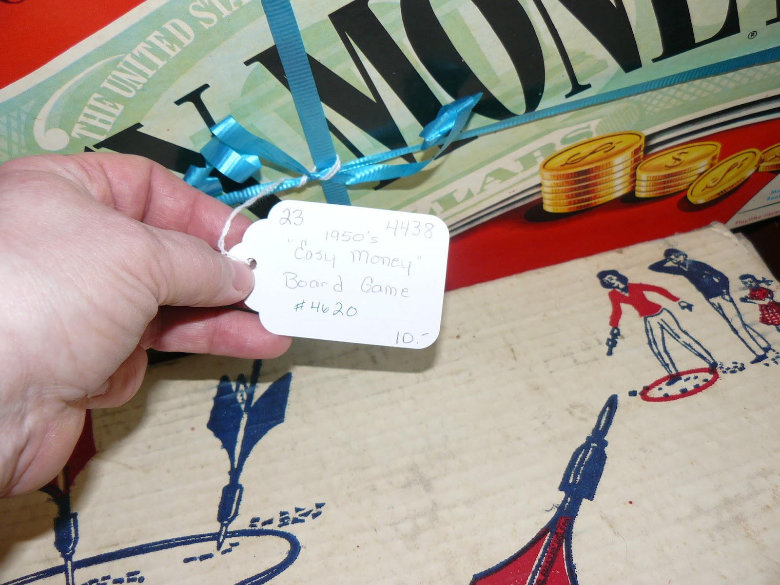 SCRANBERRY COOP : Vintage Board Game, Easy Money, Milton Bradley 1956 ...