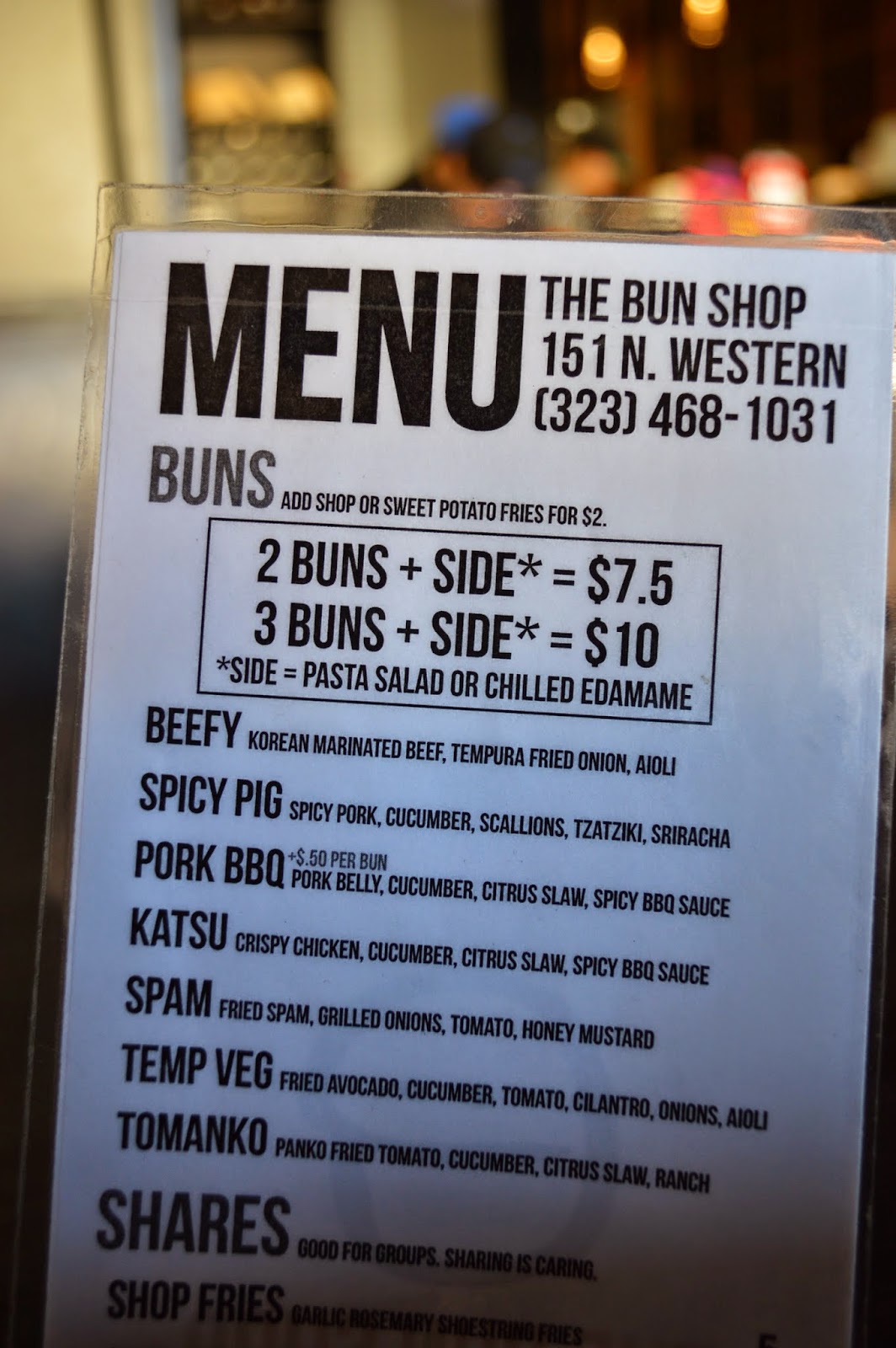 I LIKE MEAT IN MY BUNZ @ THE BUN SHOP - LOS ANGELES