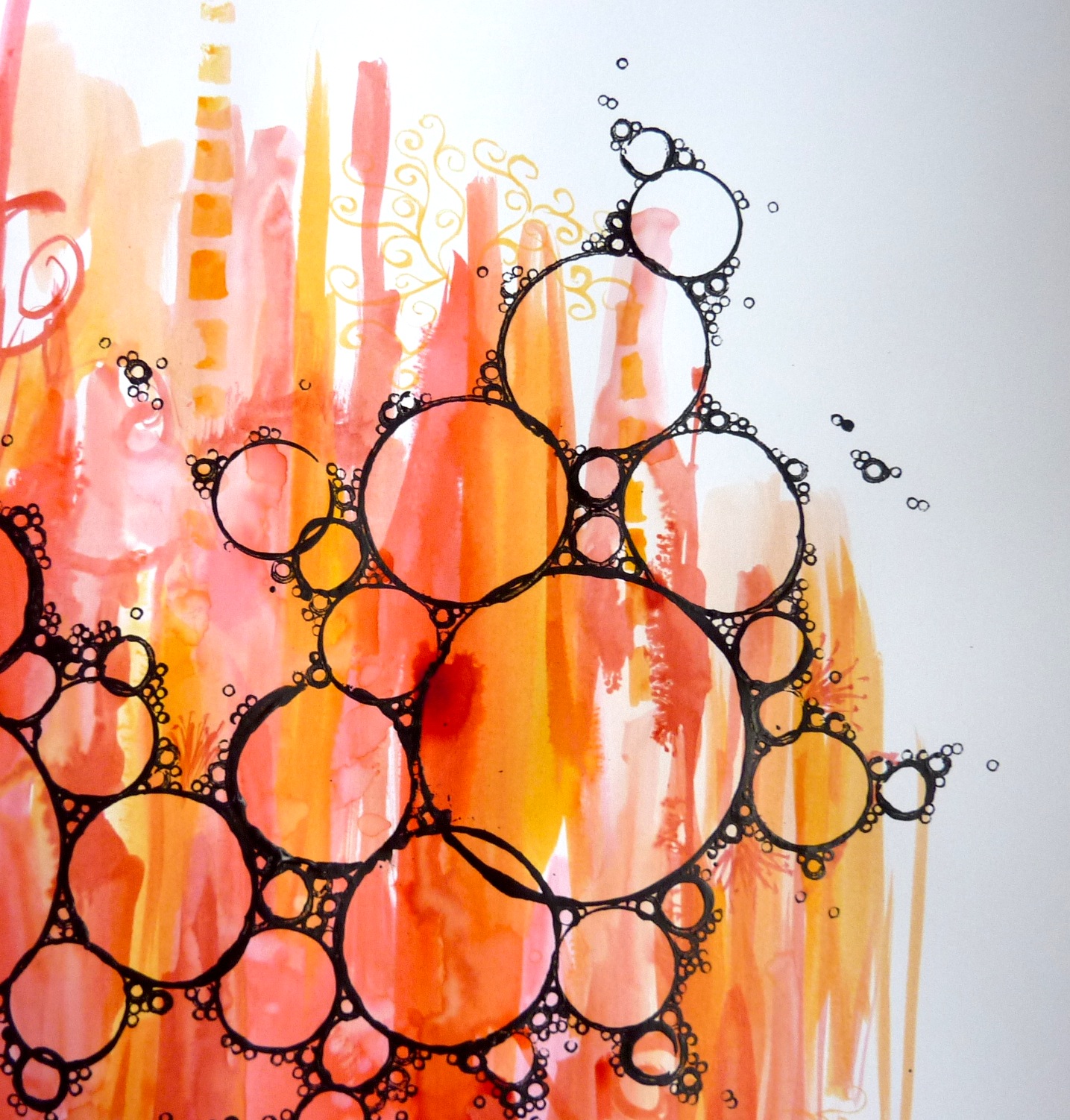 JENNA SIMPSON: Oil and Water Drawings