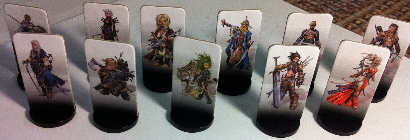 Настольные игры ручной работы Хана Тохтамыша: Pathfinder Tokens