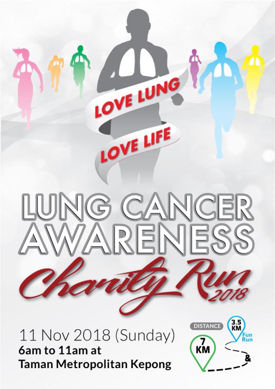 RUNNING WITH PASSION: Lung Cancer Awareness Charity Run 2018