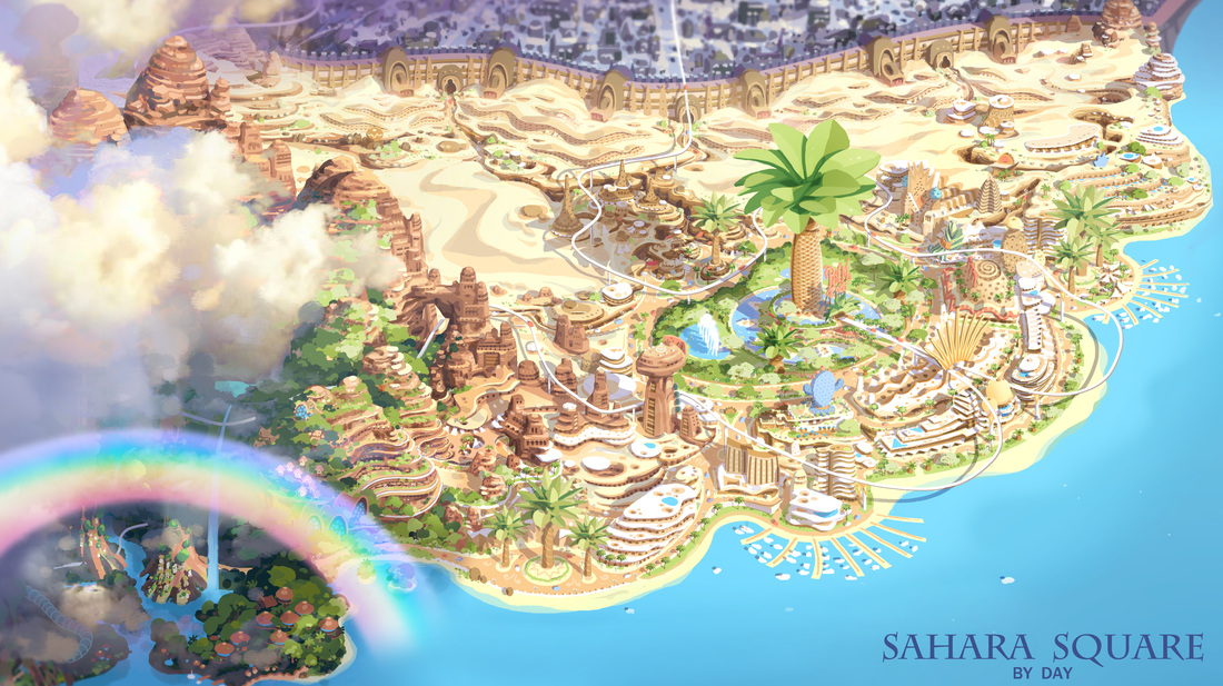 For Glorious Zootopia: The Art of Zootopia #2 Sahara Square