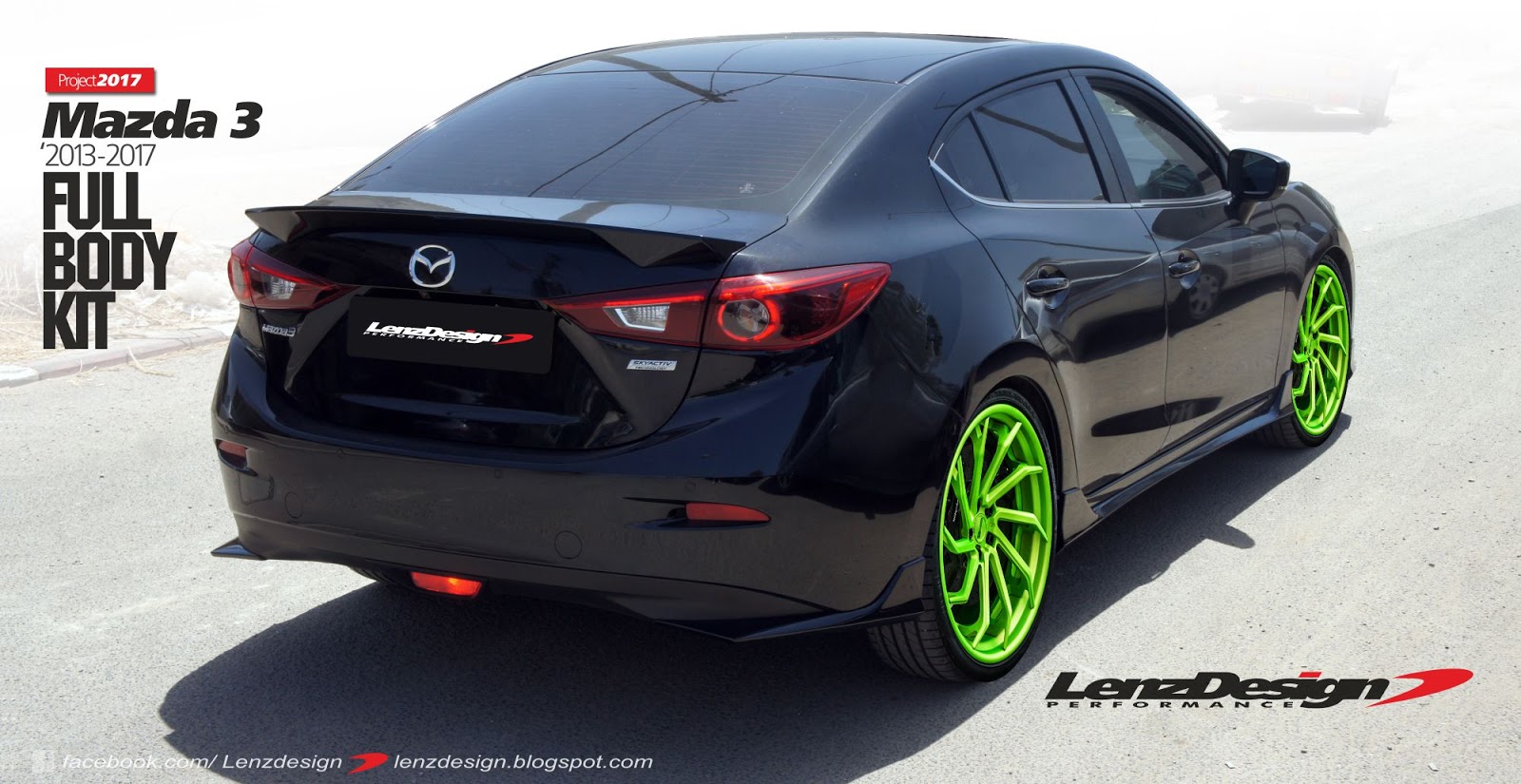 Mazda 3 BM Lenzdesign Bodykit 2013-2018