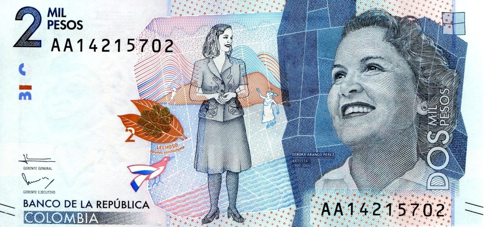 Bank Notes of the World: Bank note from Colombia