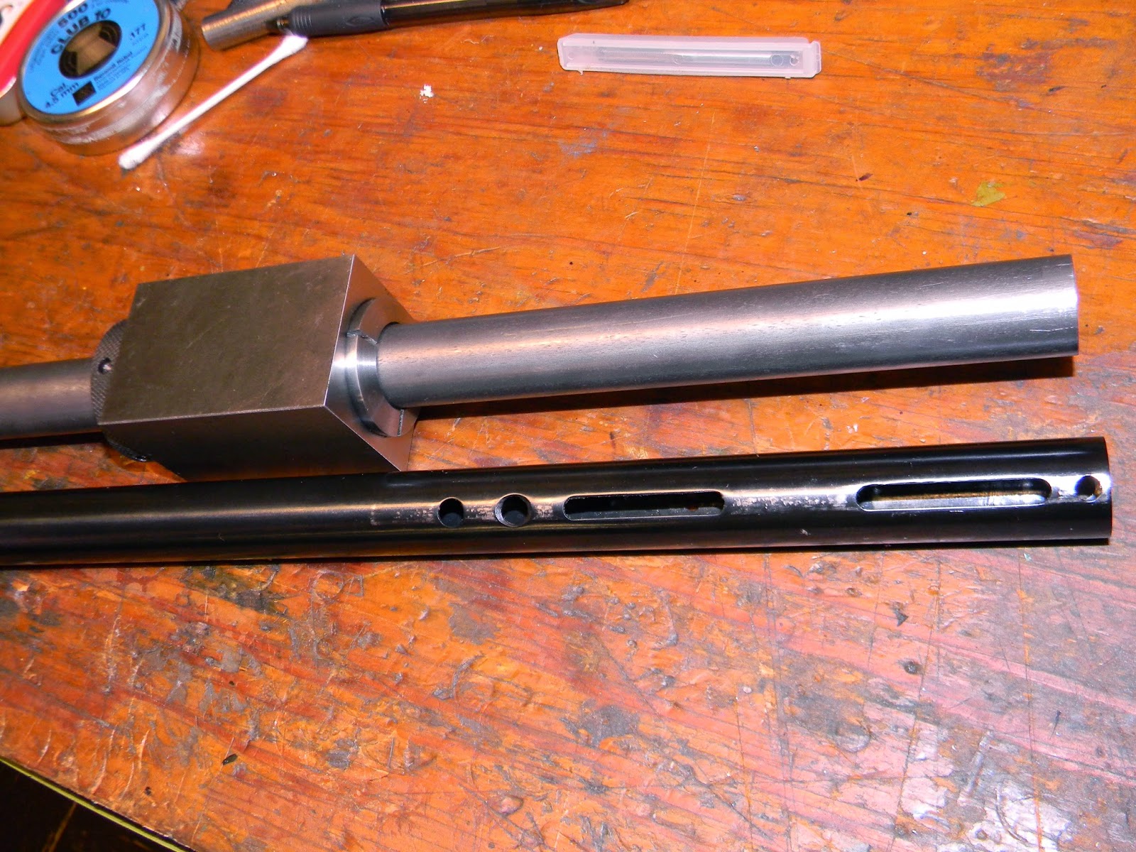 Another Airgun Blog: Making a Bulk Gas Tube for a QB Rifle -- Part 2