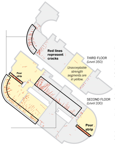 silver spring transit center: expansion joints, snare drum, slot test