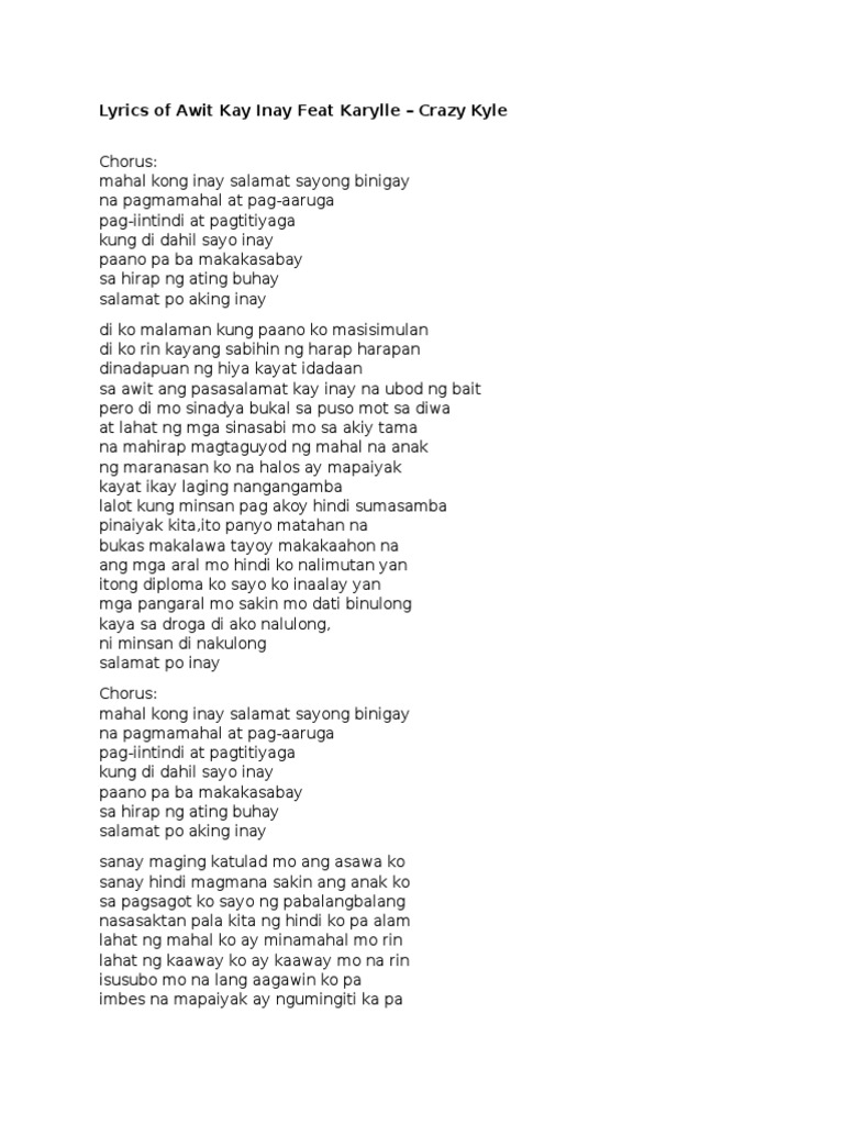 tinapay ng buhay lyrics - philippin news collections