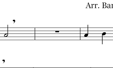 Ms. Tugas' Music Blog: Recorder Karate: Yellow Belt, Gently Sleep