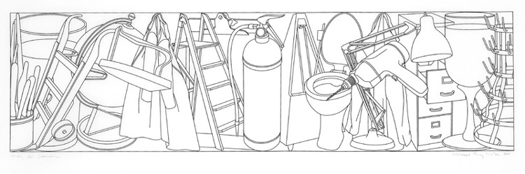 Drawing : Michael Craig-Martin and line drawing