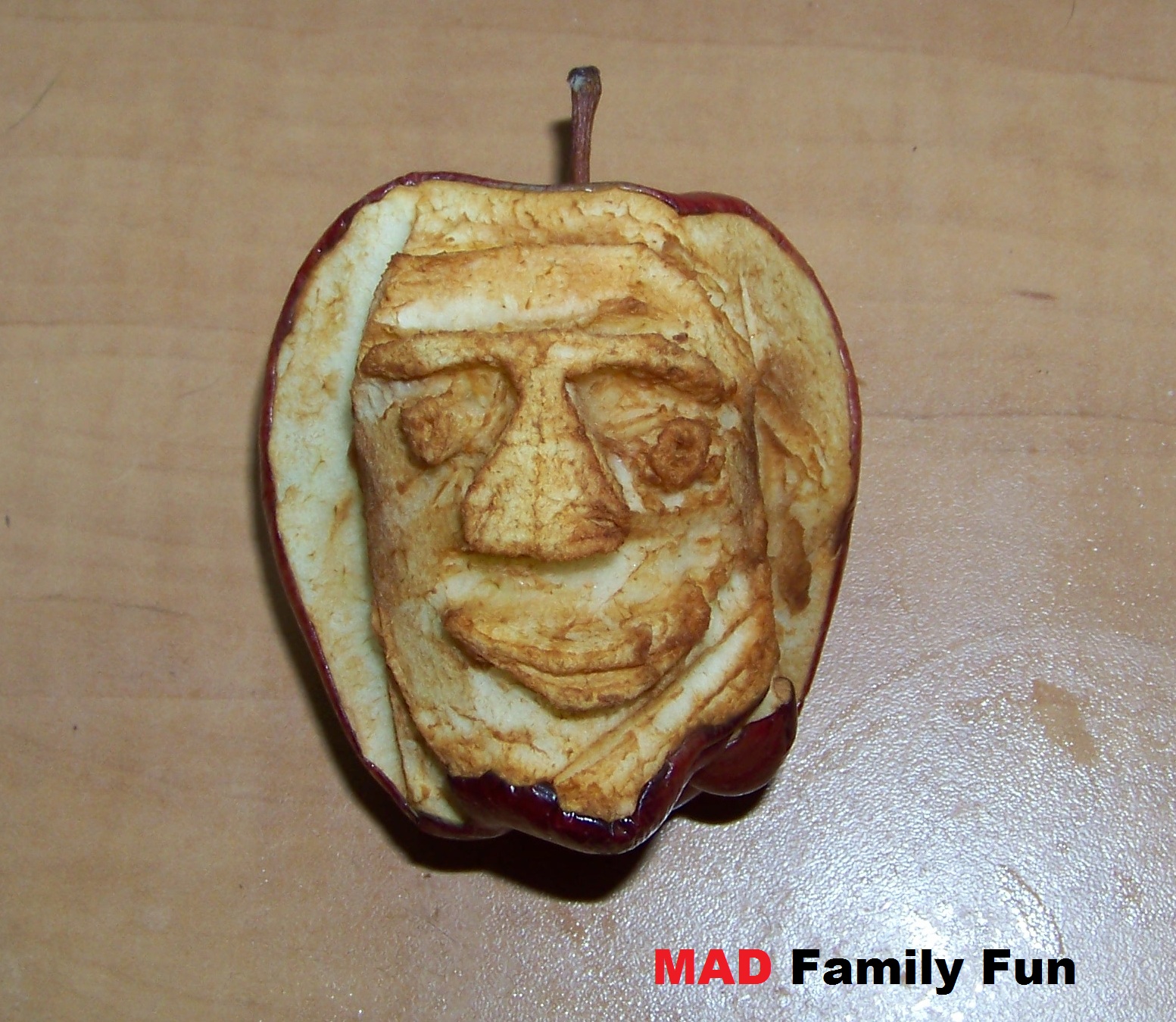 MAD Family Fun: Apple head carving for kids
