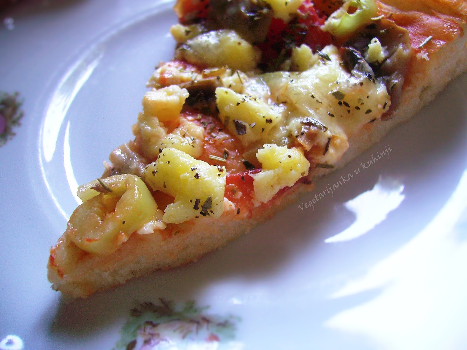 Testo za picu + vegetarijanski nadev