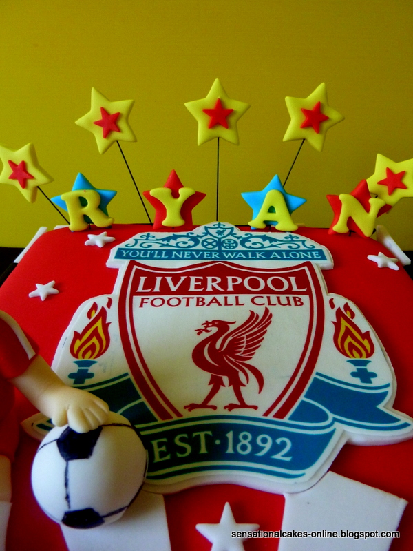 Cake Inspiration: Liverpool Football Club 3D Birthday cake for "Ryan ...