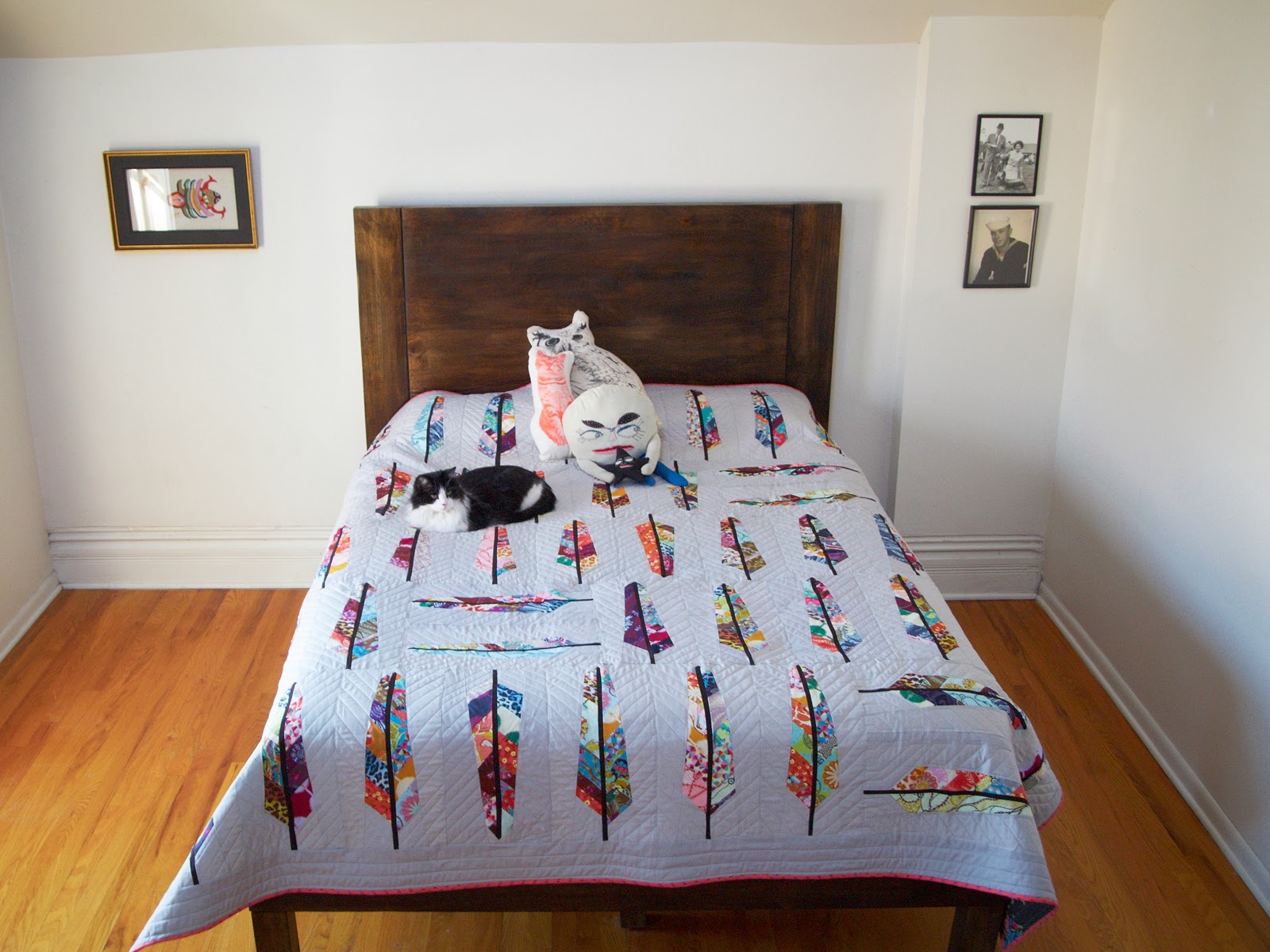 Fancy Tiger Crafts: Jaime's Feather Quilt