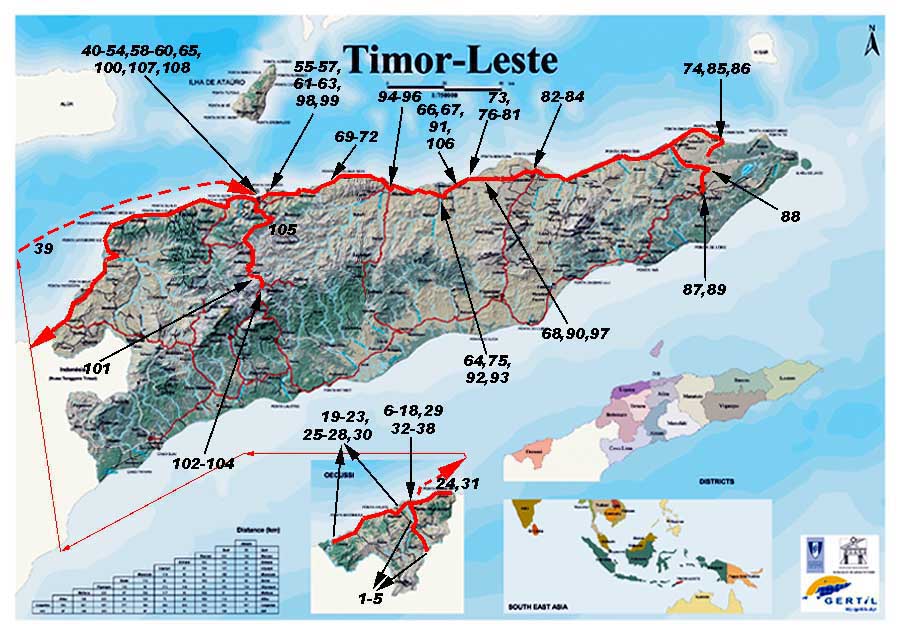 TIMOR ORIENTAL - MAPAS GEOGRÁFICOS DE TIMOR ORIENTAL - Mundo Hispánico™