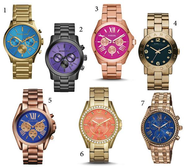 simply h² : Trend Alert: Colored Dial Watches