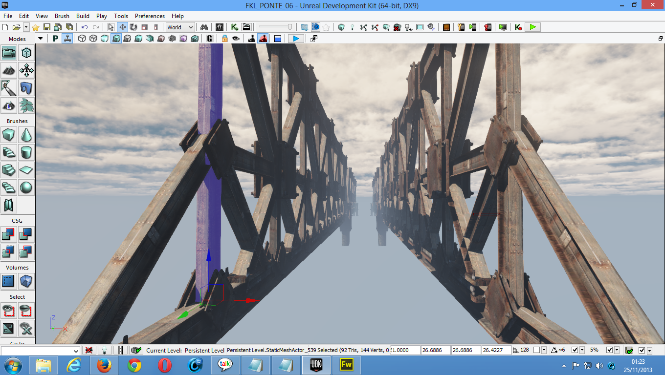 Tutorial Unreal Engine 3 Level Design Creating Iron Bridge With 3