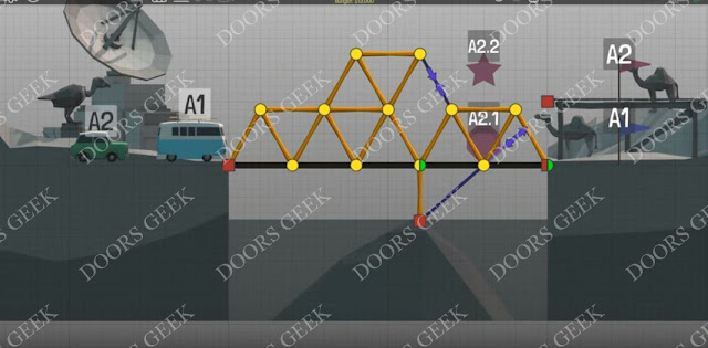 Poly Bridge Level 2-11 Lift Me Up ~ Doors Geek