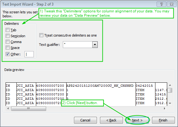 Tech Source: Import delimiter-separated values file to MS Office Excel ... Tech Source: Import delimiter-separated values file to MS Office Excel ...
