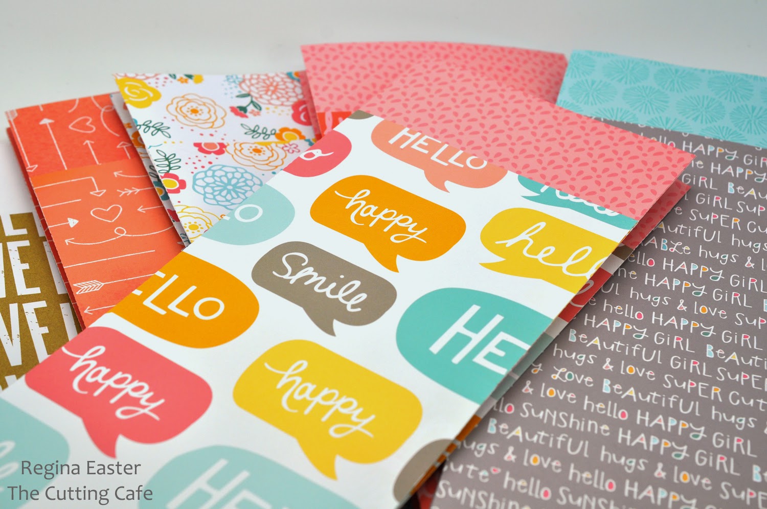 Hand to Paper: PRETTY LUNCH BAGS FROM THE CAFE