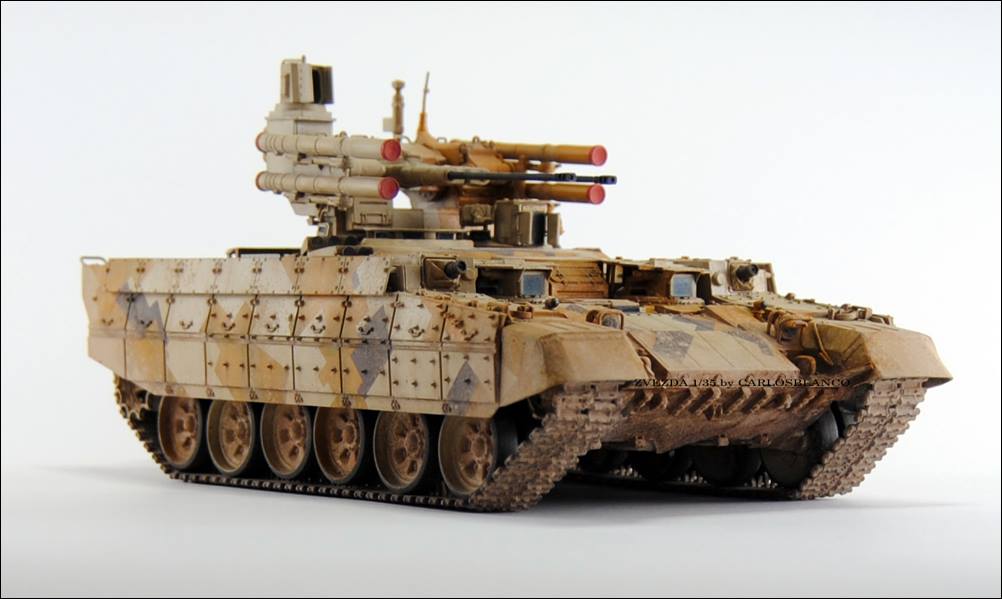 The Rebel Factory: RUSSIAN BMPT TERMINATOR (BMP-T72) ZVEZDA 1/35