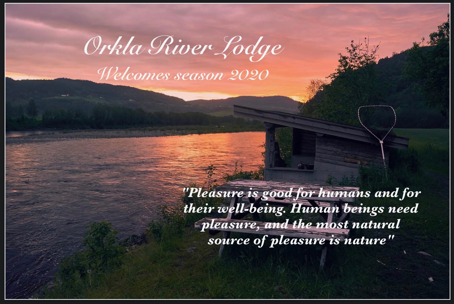 ORKLA RIVER LODGE Salmonfishing Norway