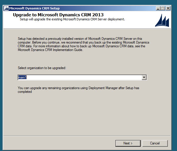 Crm Musings In Place Upgrade Crm 2011 To Crm 2013