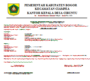 JENIS SURAT KETERANGAN DESA - Desa Cibuntu