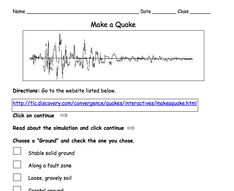 The Best of Teacher Entrepreneurs: FREE SCIENCE LESSON - “Make a Quake ...