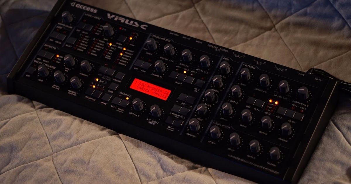 MATRIXSYNTH: Access Virus C Analog Modeling Synthesizer SN 10200101