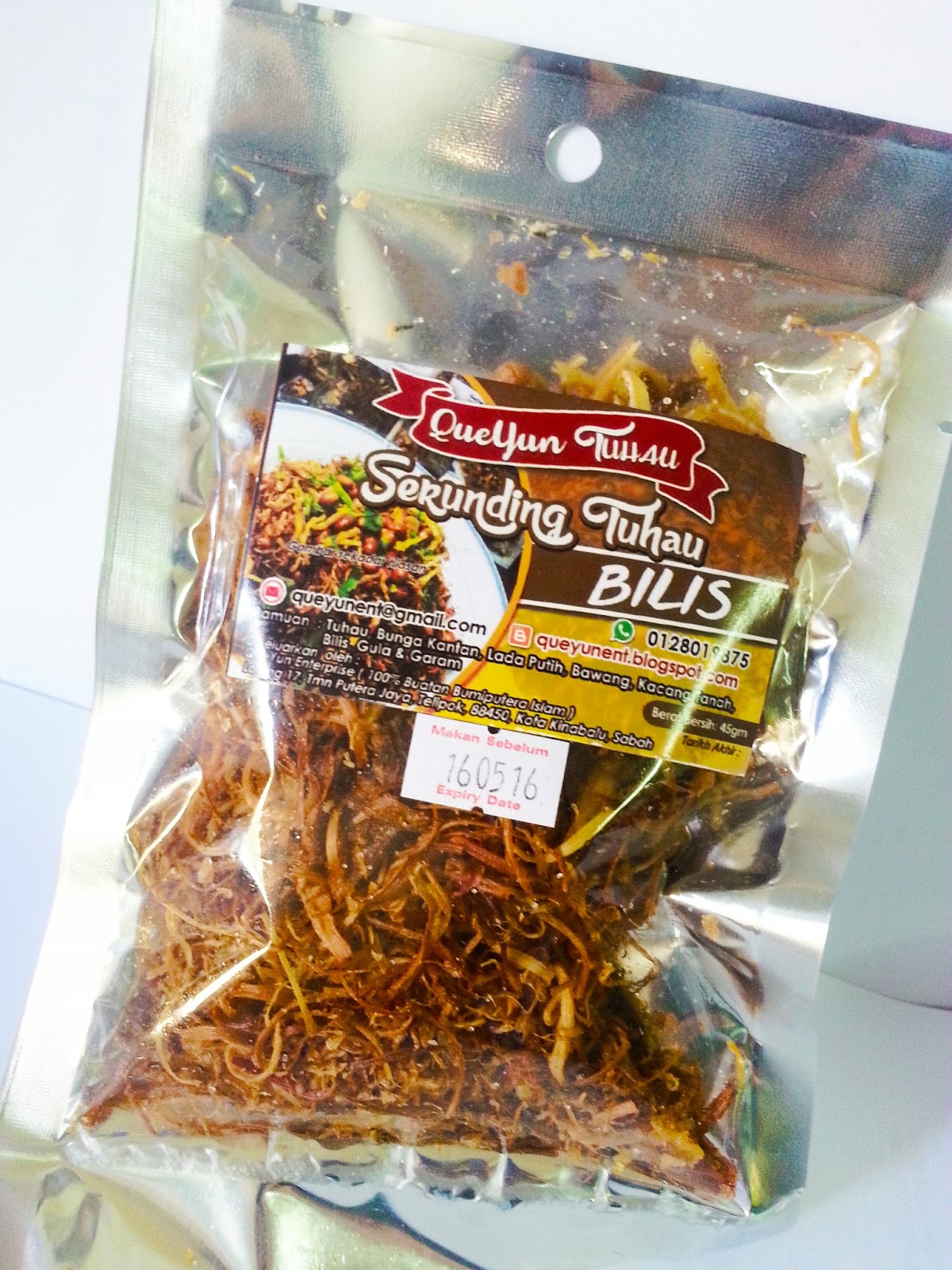 JENIS-JENIS PRODUK YANG DIKELUARKAN ~ QueYun TUHAU SABAH BORNEO