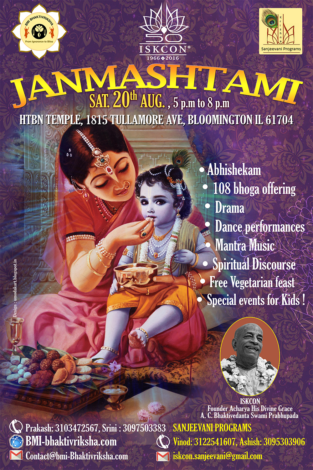 K-Visuals: ISKCON Bloomington Posters