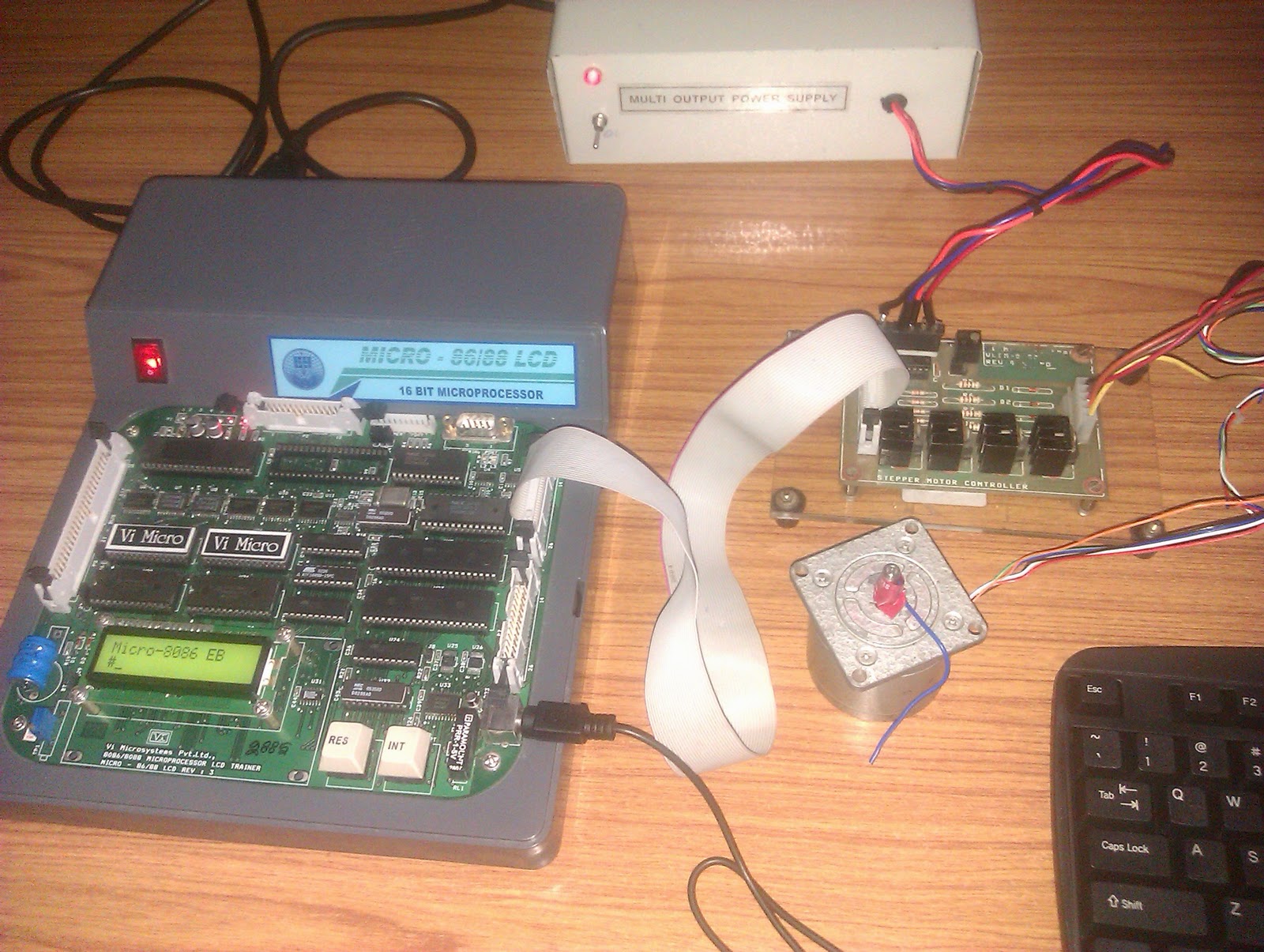 Microprocessors And Microcontrollers: Sepper Motor Interface with 8086