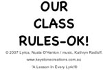 SING TO LEARN: OUR CLASS RULES ~ OK!