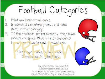 Football Categories
